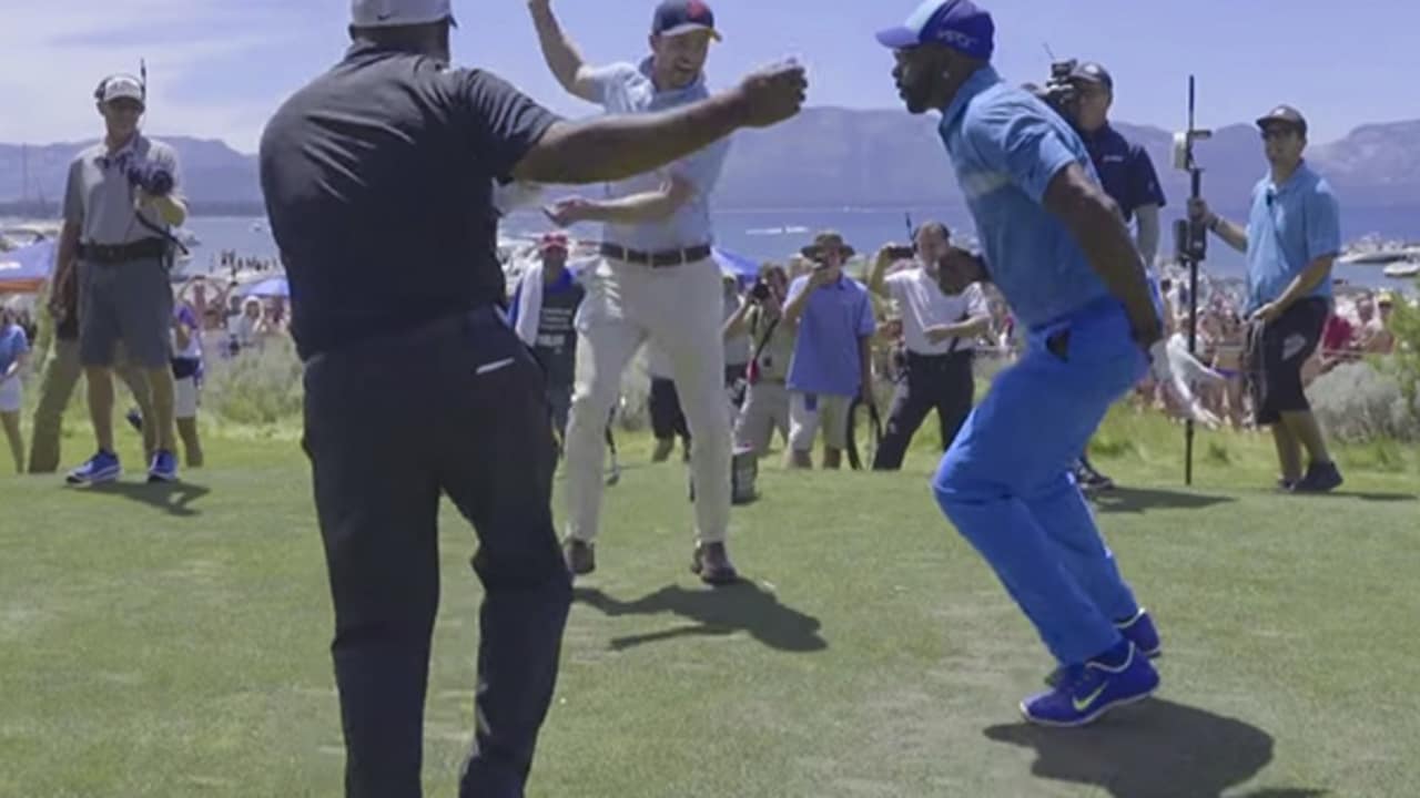 Jerry Rice Does 'The Carlton' Dance with Justin Timberlake, Alfonso Ribeiro