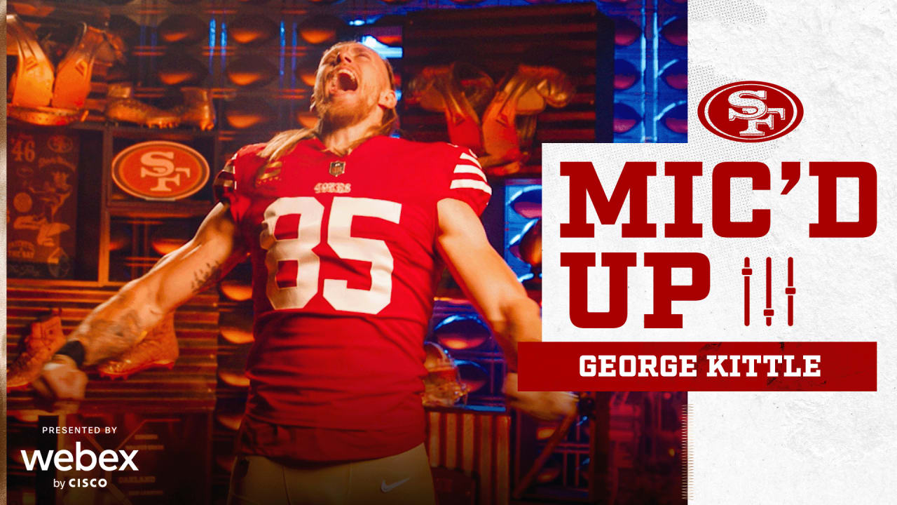 Mic'd Up: George Kittle Brings the Energy to 49ers Media Day