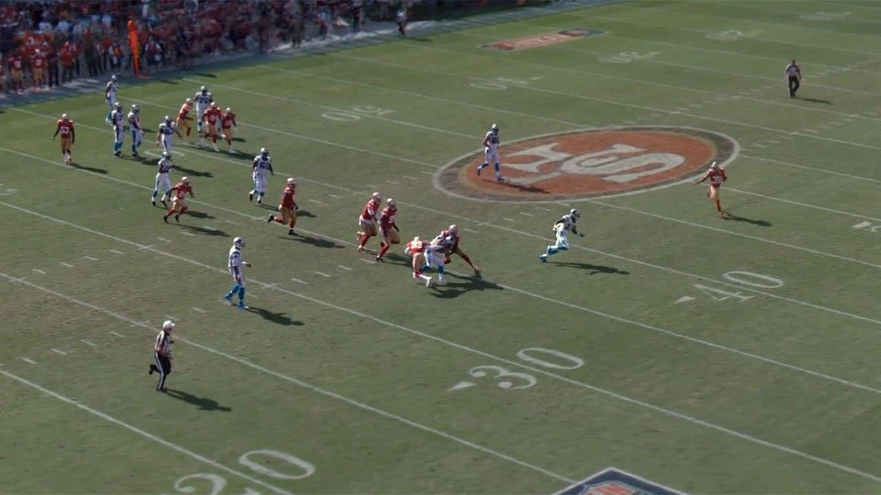 Intel True View: Rashard Robinson Forced Fumble and Recovery vs. Panthers