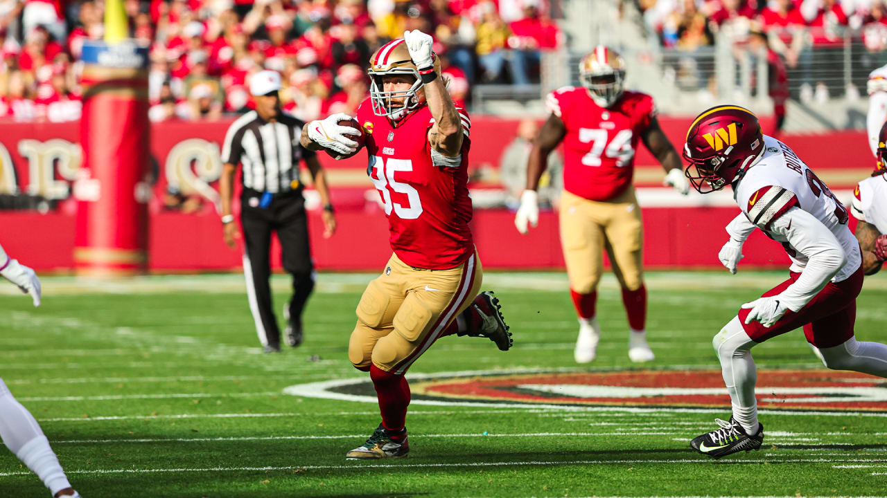 Brock Purdy Dots George Kittle Over the Middle for a 25-Yard Gain
