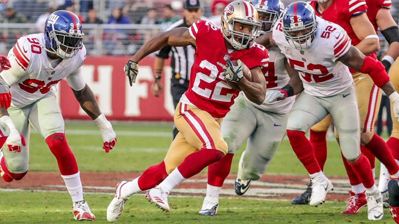Intel True View: Matt Breida's First-career Rushing TD vs. Giants