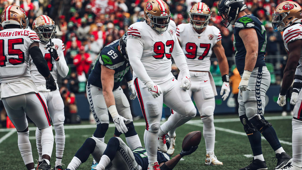 D.J. Jones Forces a Fumble to Set Up a 49ers TD Drive