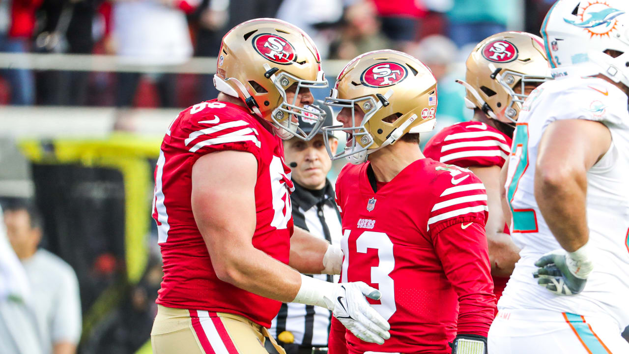 Brock Purdy Throws First-Career Touchdown to Kyle Juszczyk