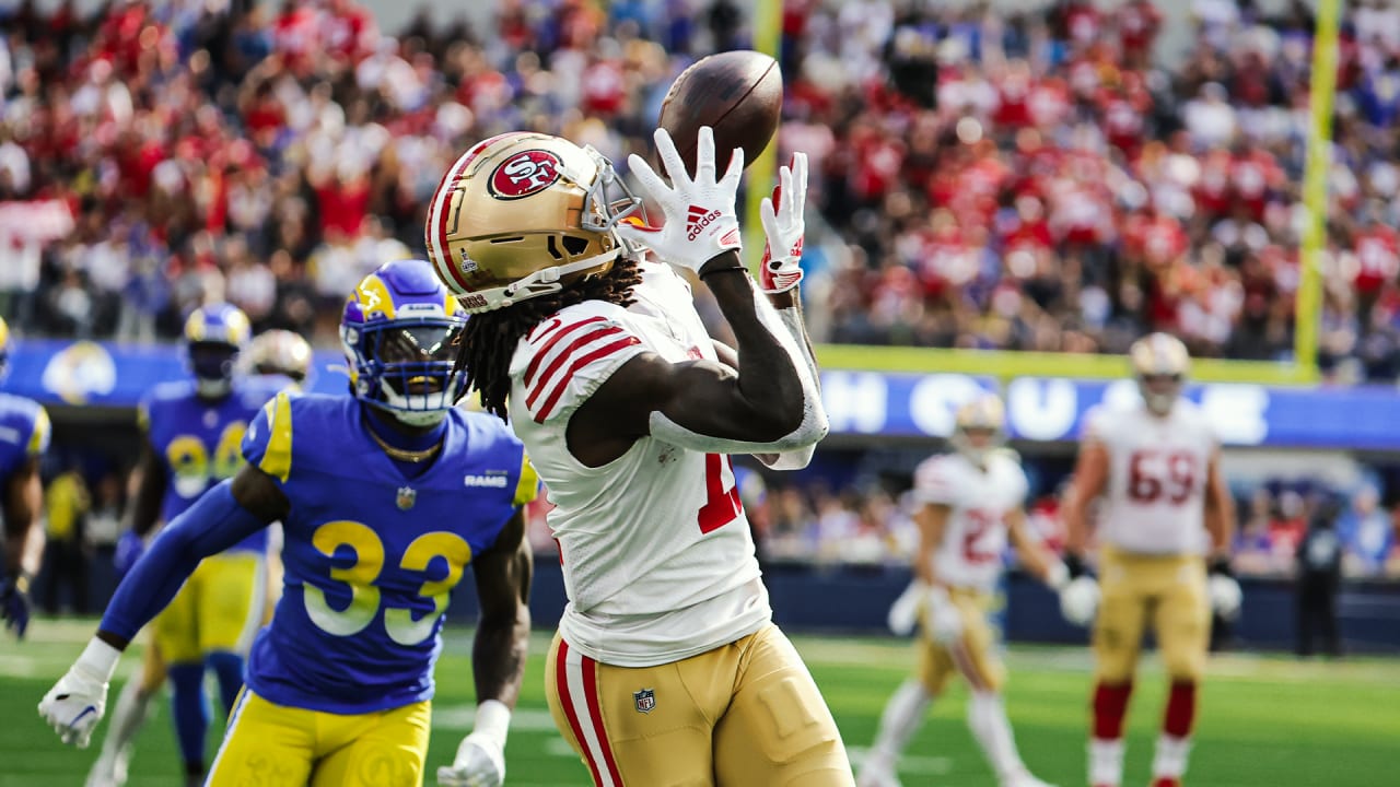 Can't-Miss Play: McCaffrey Throws 34-Yard TD Pass to Aiyuk