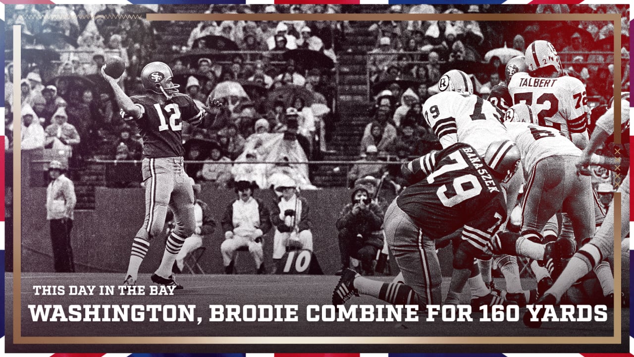 This Day in The Bay: Washington and Brodie Combine for 160 Yards