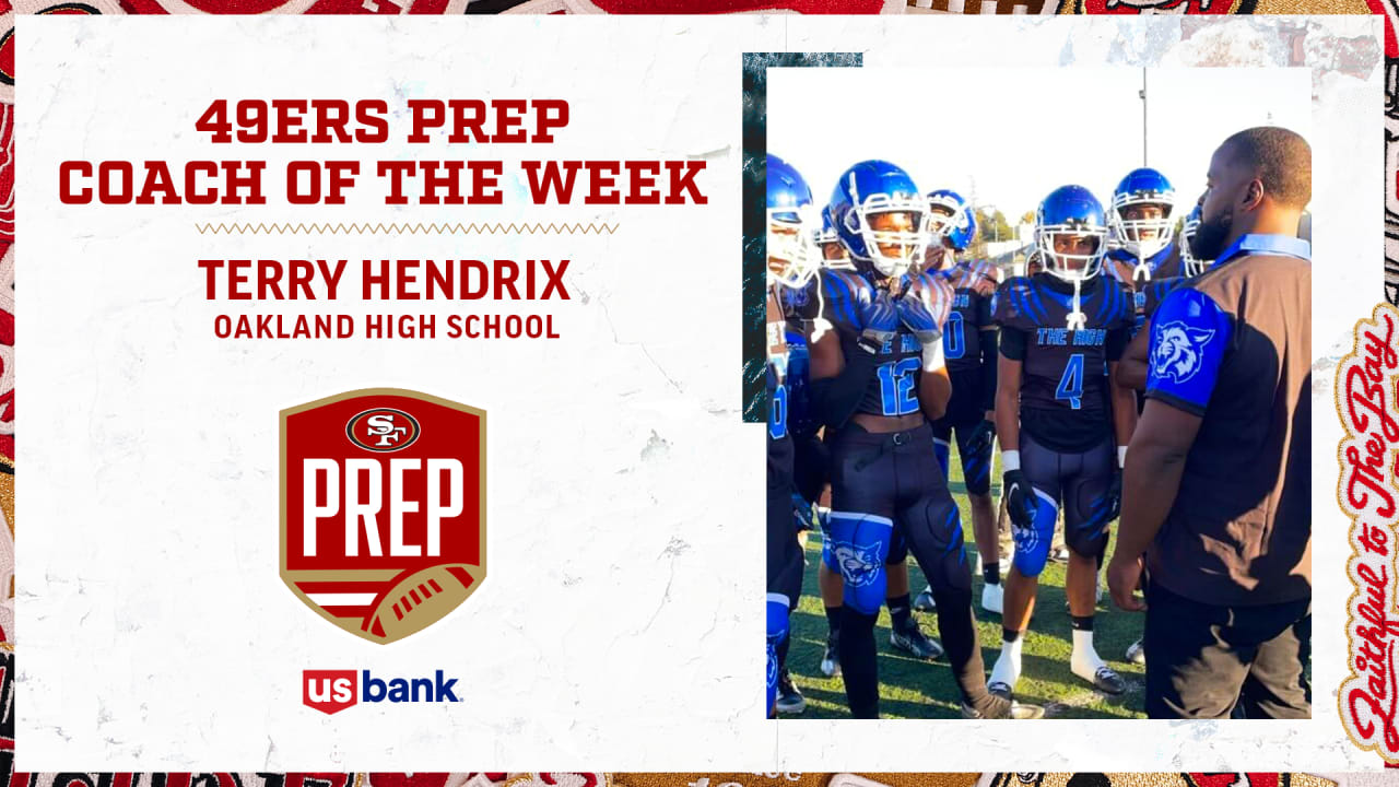 49ers PREP Selects Terry Hendrix as Coach of the Week