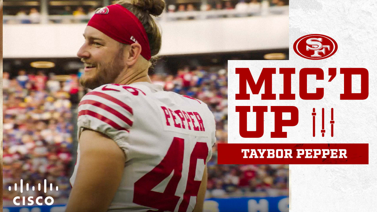 Mic'd Up: Taybor Pepper is All Snaps as the 49ers Defeat the Rams