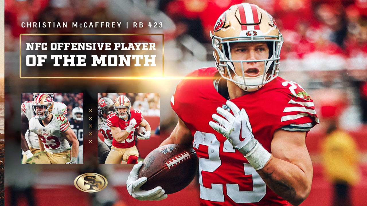 Christian McCaffrey Named NFC Offensive Player of the Month