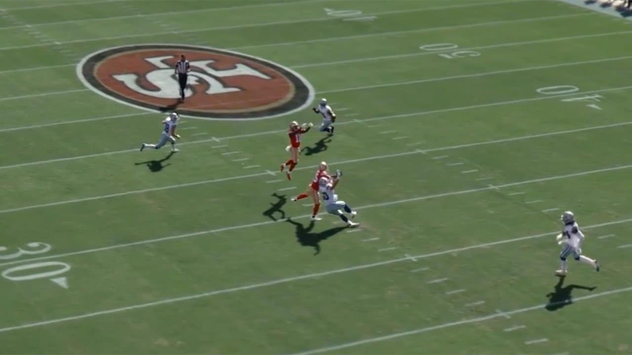 Intel True View: Marquise Goodwin 48-yard Catch and Run