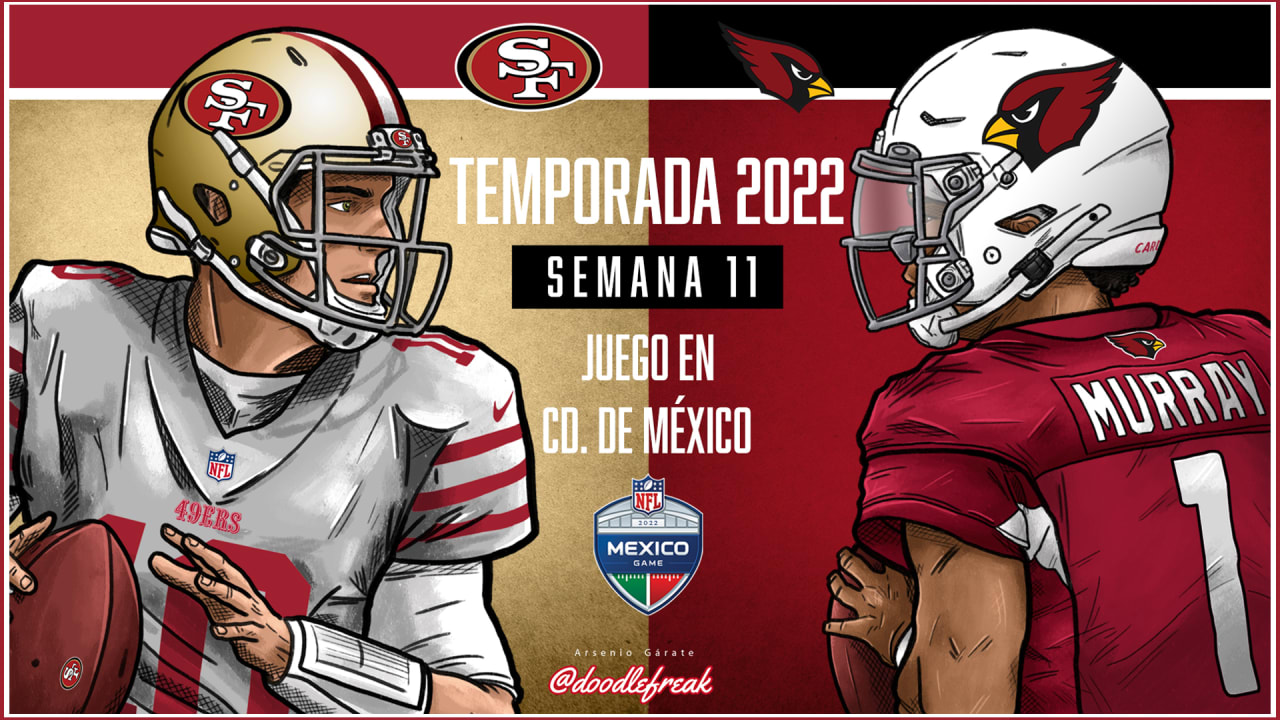49ers Viajan a la Ciudad de México para Enfrentar a Cardinals en 'MNF'