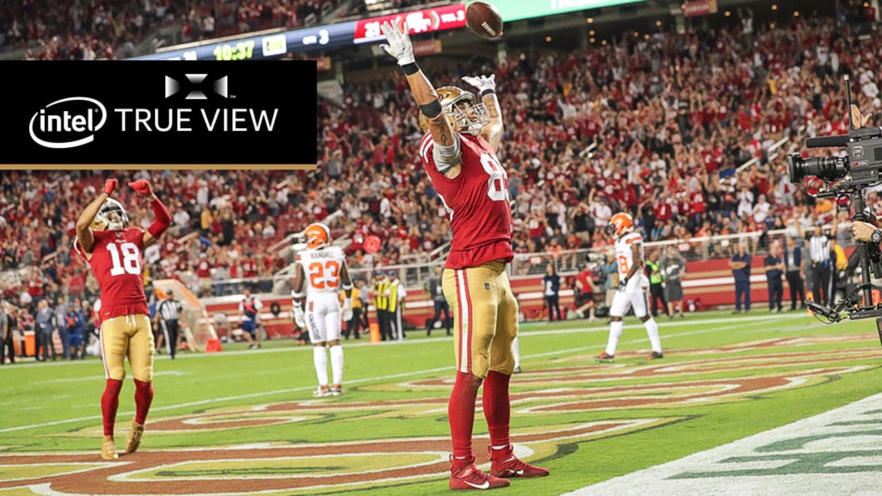 Intel True View: George Kittle Scores his First Touchdown of 2019