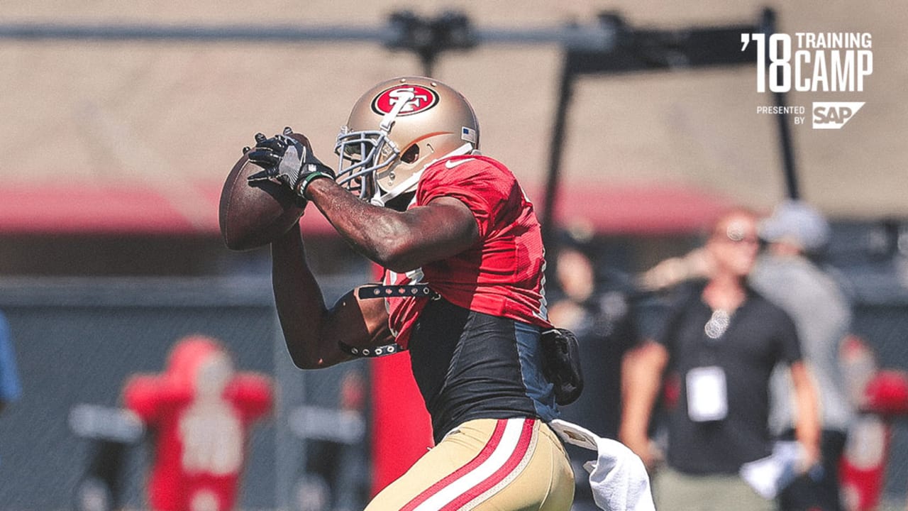 Camp Highlight: Aaron Burbridge Breaks Free for a Long Touchdown