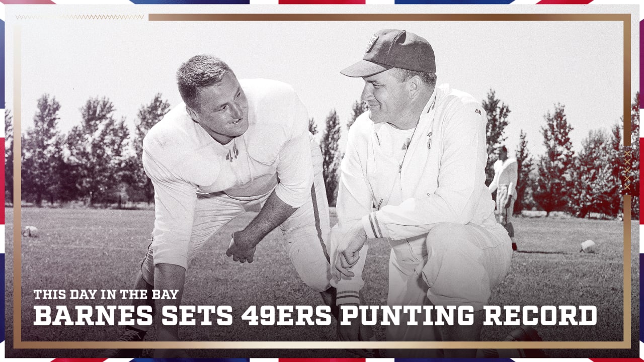 This Day in The Bay: Fullback Larry Barnes Sets a 49ers Punting Record