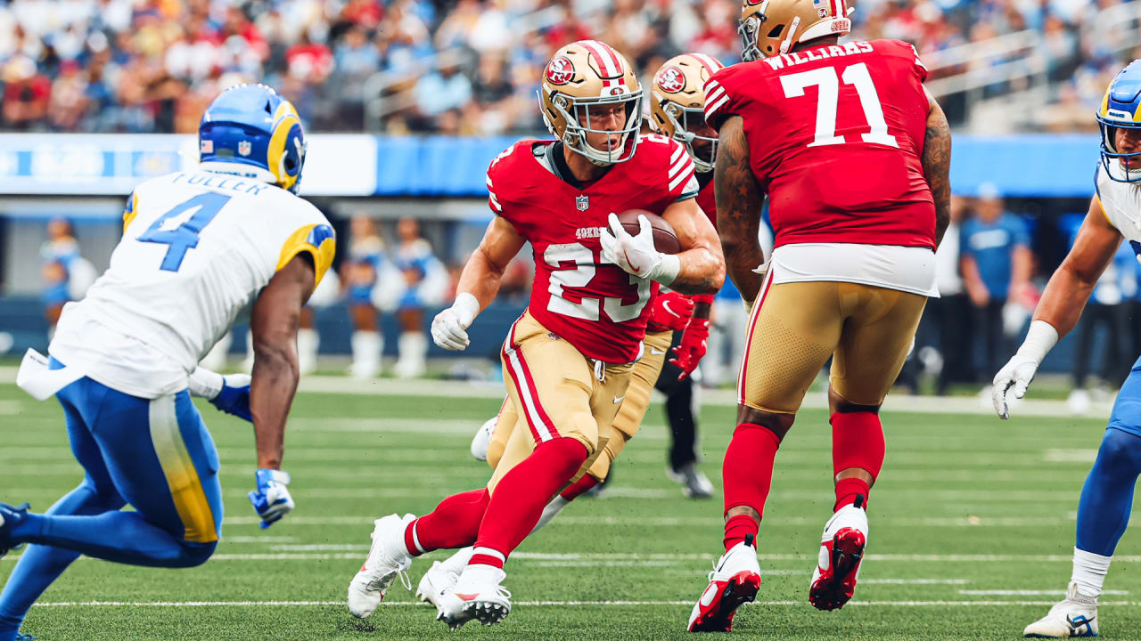 Christian McCaffrey Creates Space on a 14-Yard Touchdown