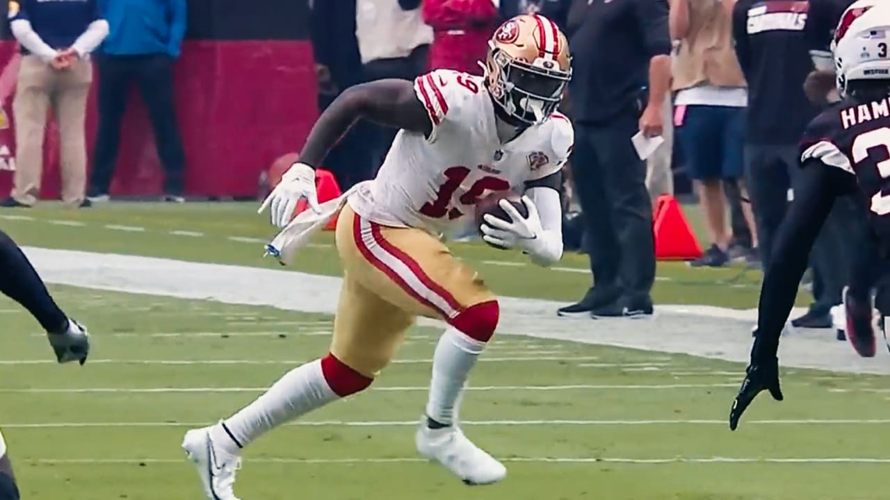 Trey Lance Finds Deebo Samuel Wide Open for a 26-Yard Gain