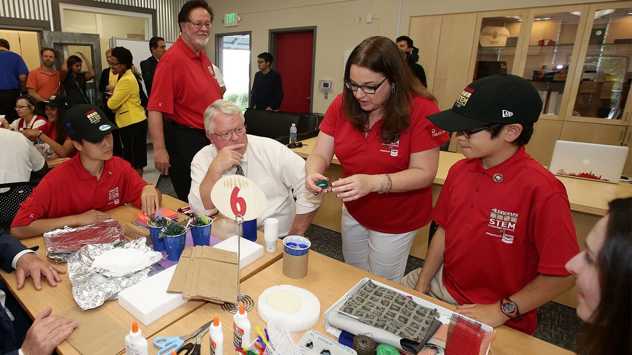 49ers Foundation Launches STEM Fab Lab at SCHS
