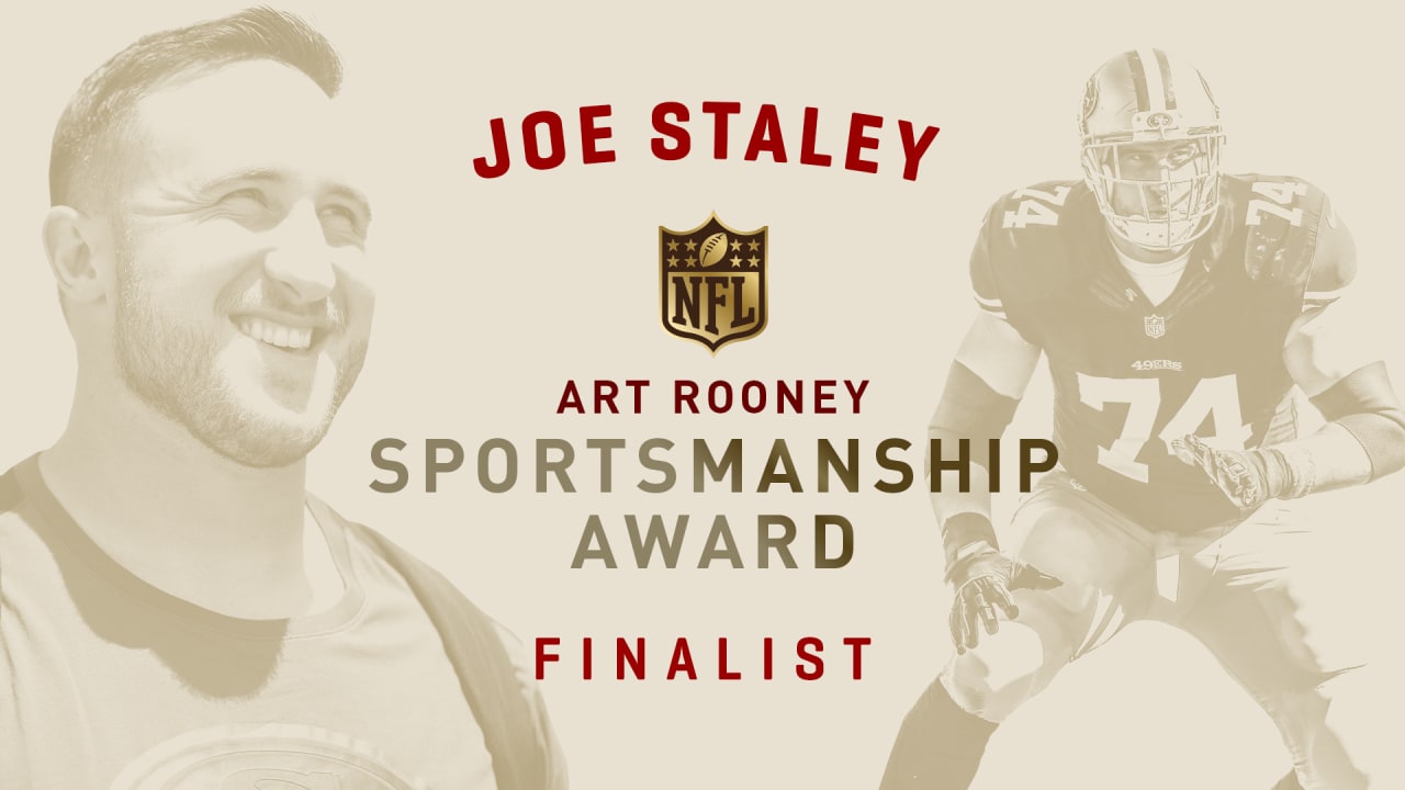 Joe Staley Named Finalist for 2018 Art Rooney Sportsmanship Award