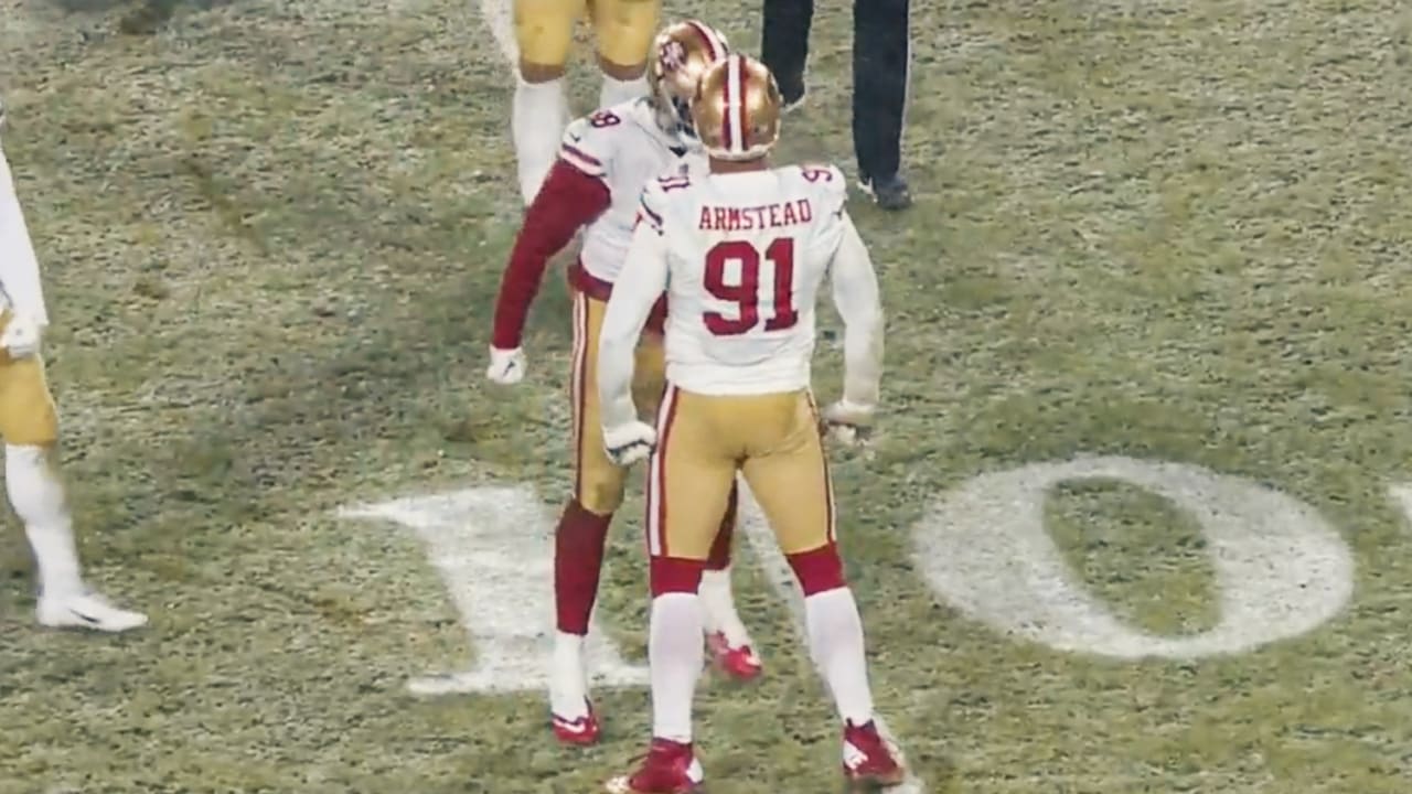 Armstead Breaks Through Blockers for Second Sack on Aaron Rodgers