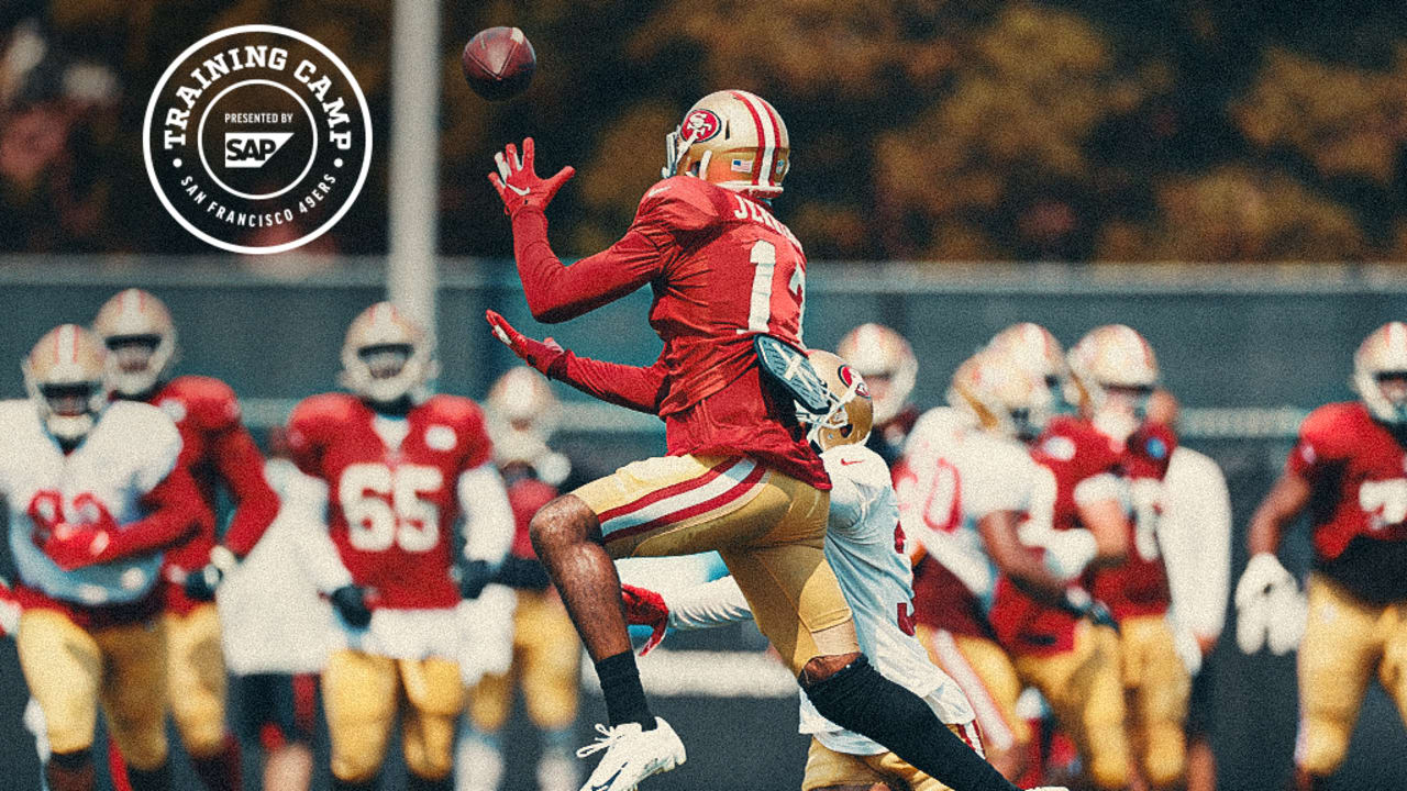 Highlights of 49ers Passing Attack During First Padded Practice