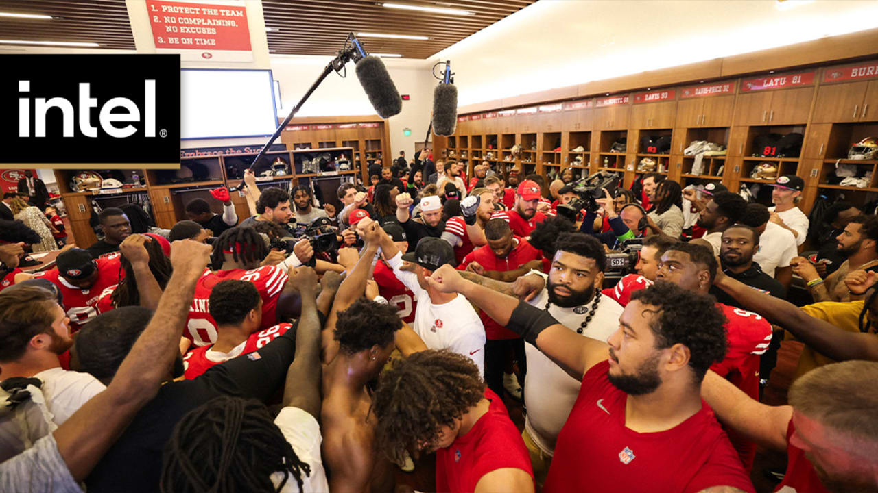Go Inside the 49ers Locker Room Following Week 4 Win vs. Cardinals