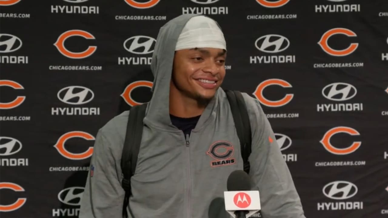 Justin Fields reacts to Bears' 27-11 victory over Seahawks | Press ...