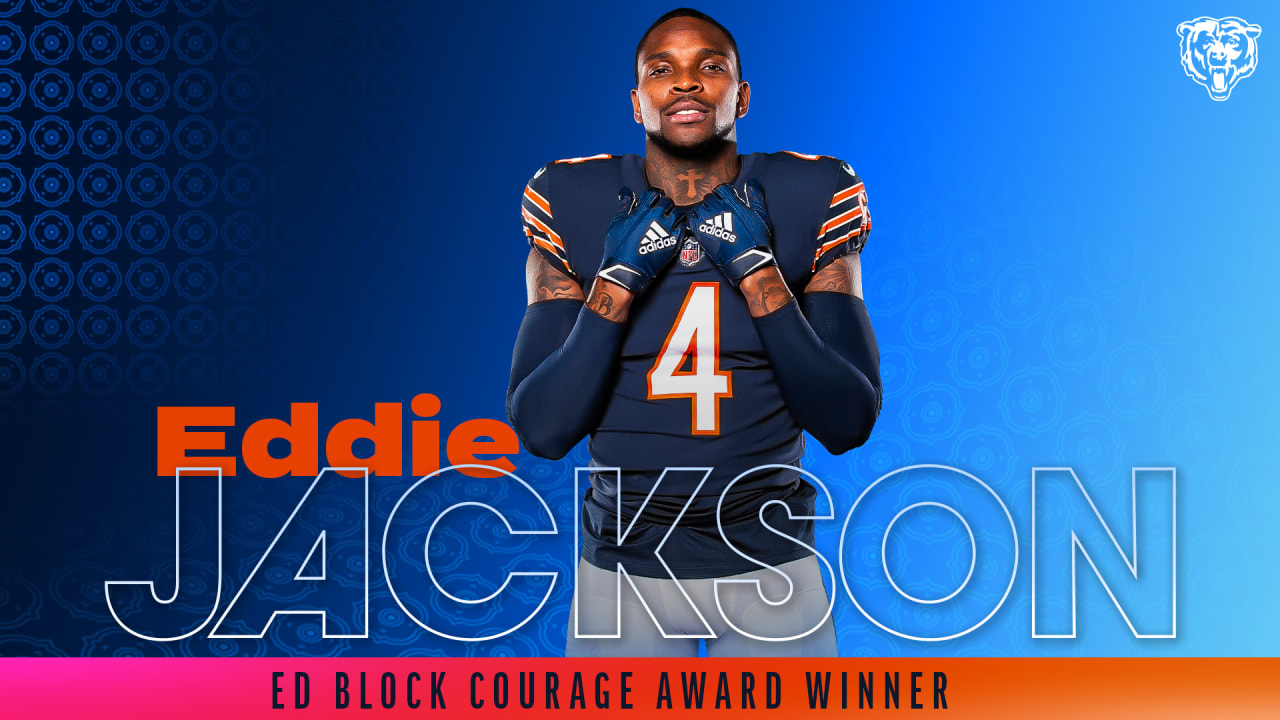 Eddie Jackson to receive Ed Block Courage Award