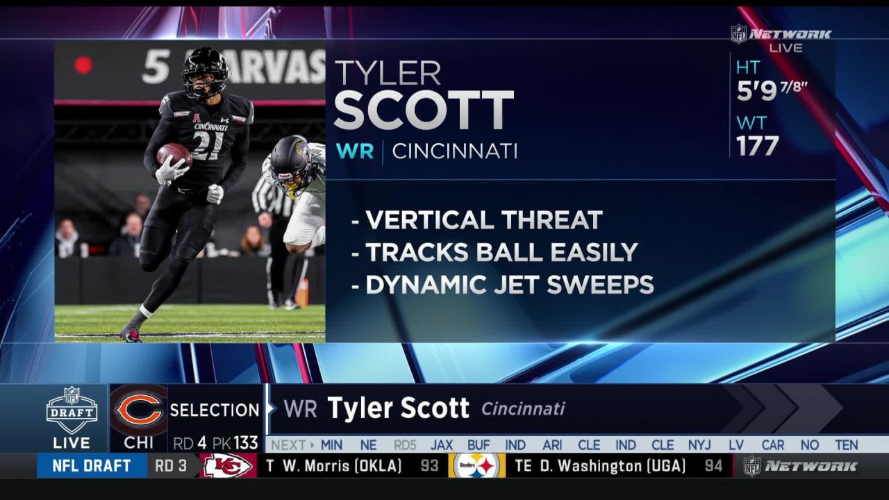 Pick announcement: Bears select WR Tyler Scott Pick announcement: Bears select WR Tyler Scott