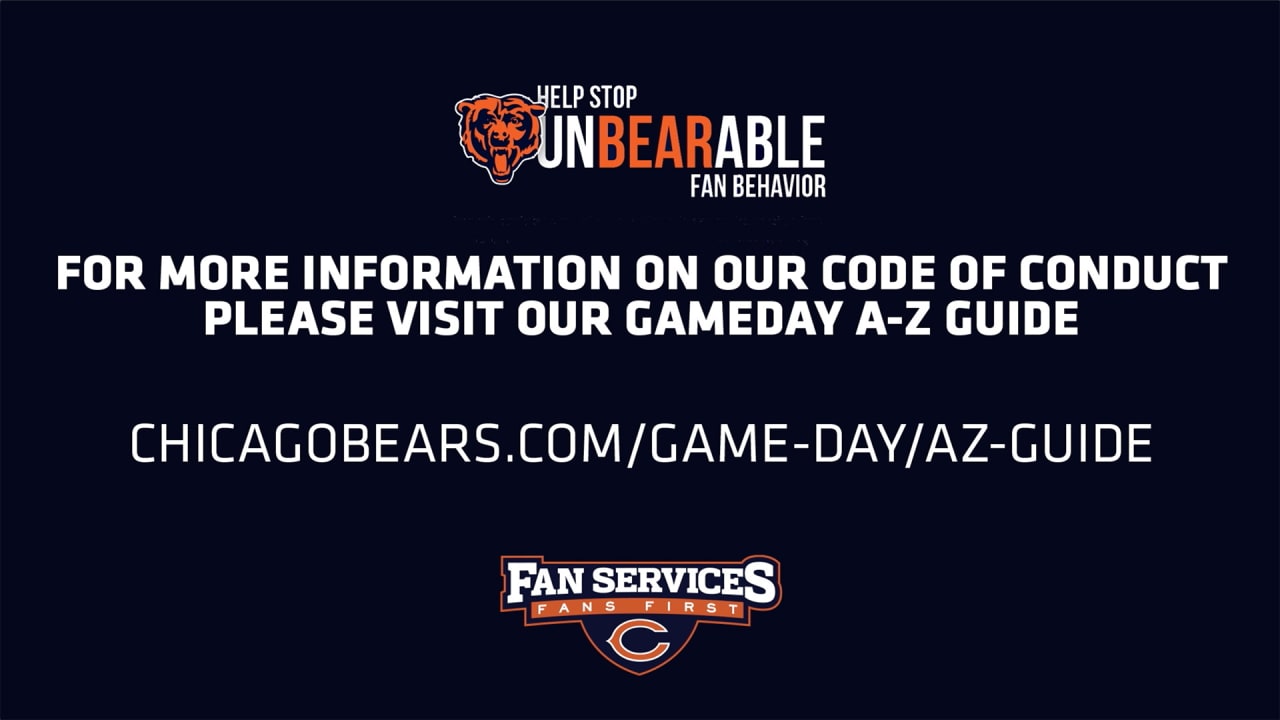 Soldier Field Fan Conduct Policy