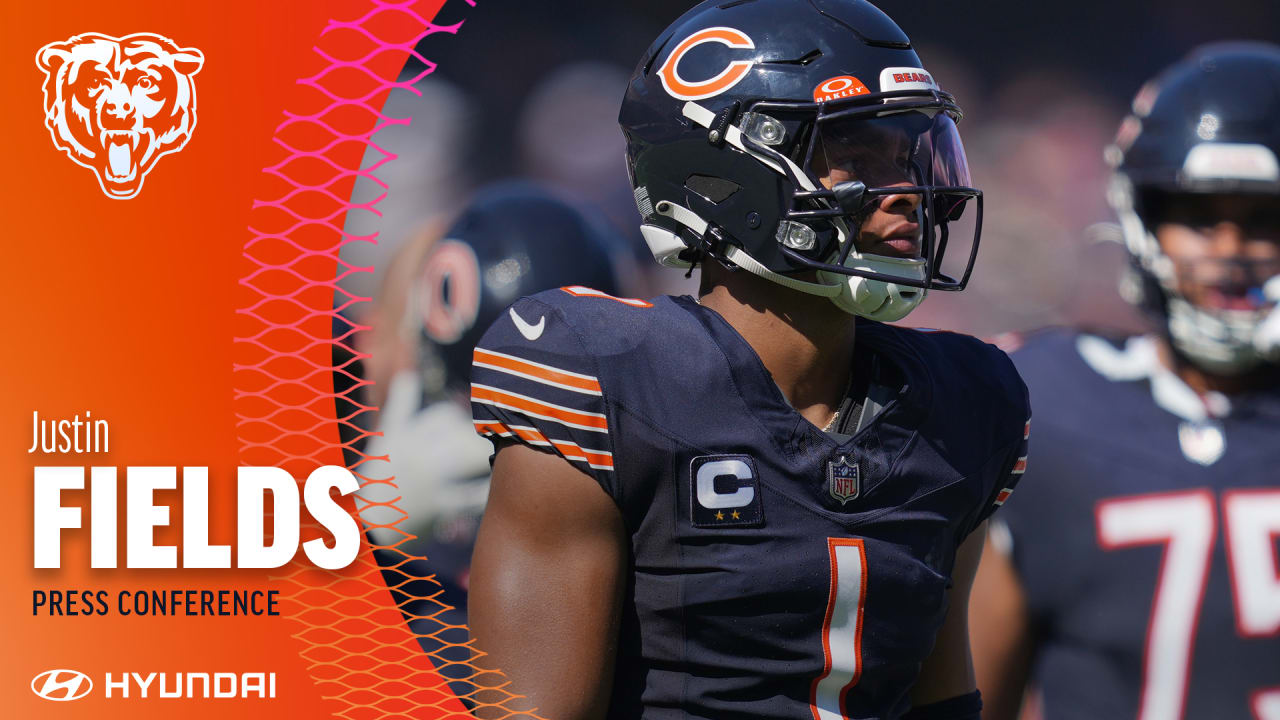 Justin Fields postgame media availability | Press Conference
