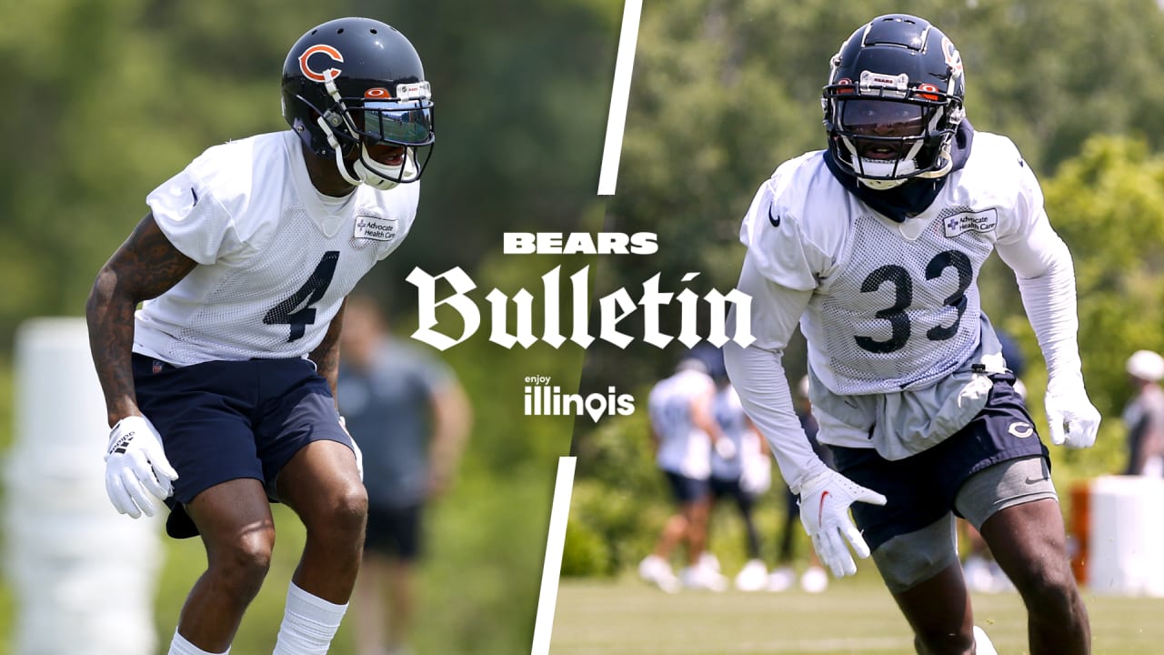 Bears DBs Eddie Jackson, Jaylon Johnson back on practice field