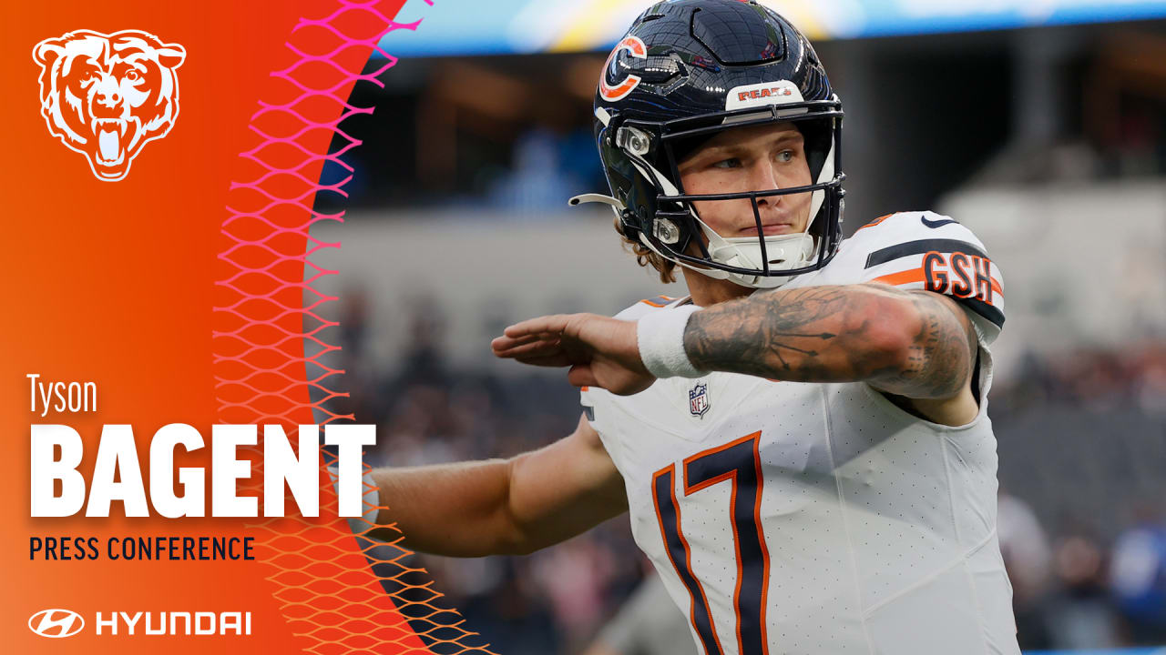 Tyson Bagent postgame media availability | Press Conference