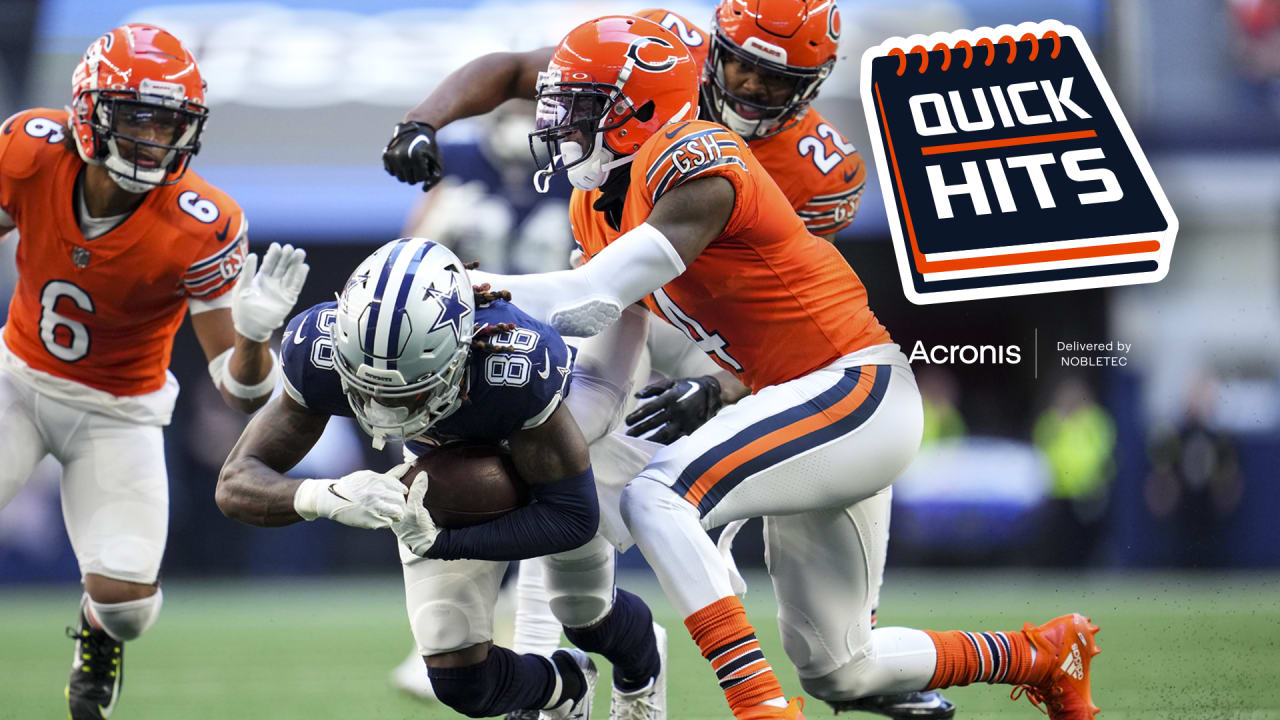 Bears/Cowboys notebook: Defense struggles, Justin Fields' growth ...