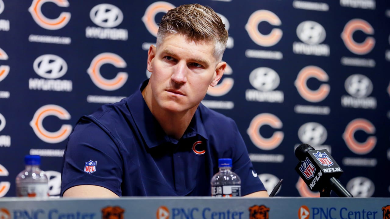 Ryan Pace talks COVID, Justin Fields, Teven Jenkins ahead of Vikings game