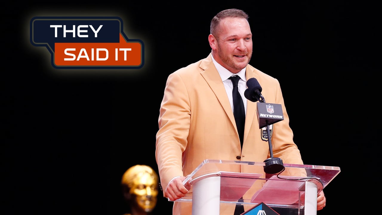 They said it: Brian Urlacher inducted into Hall of Fame