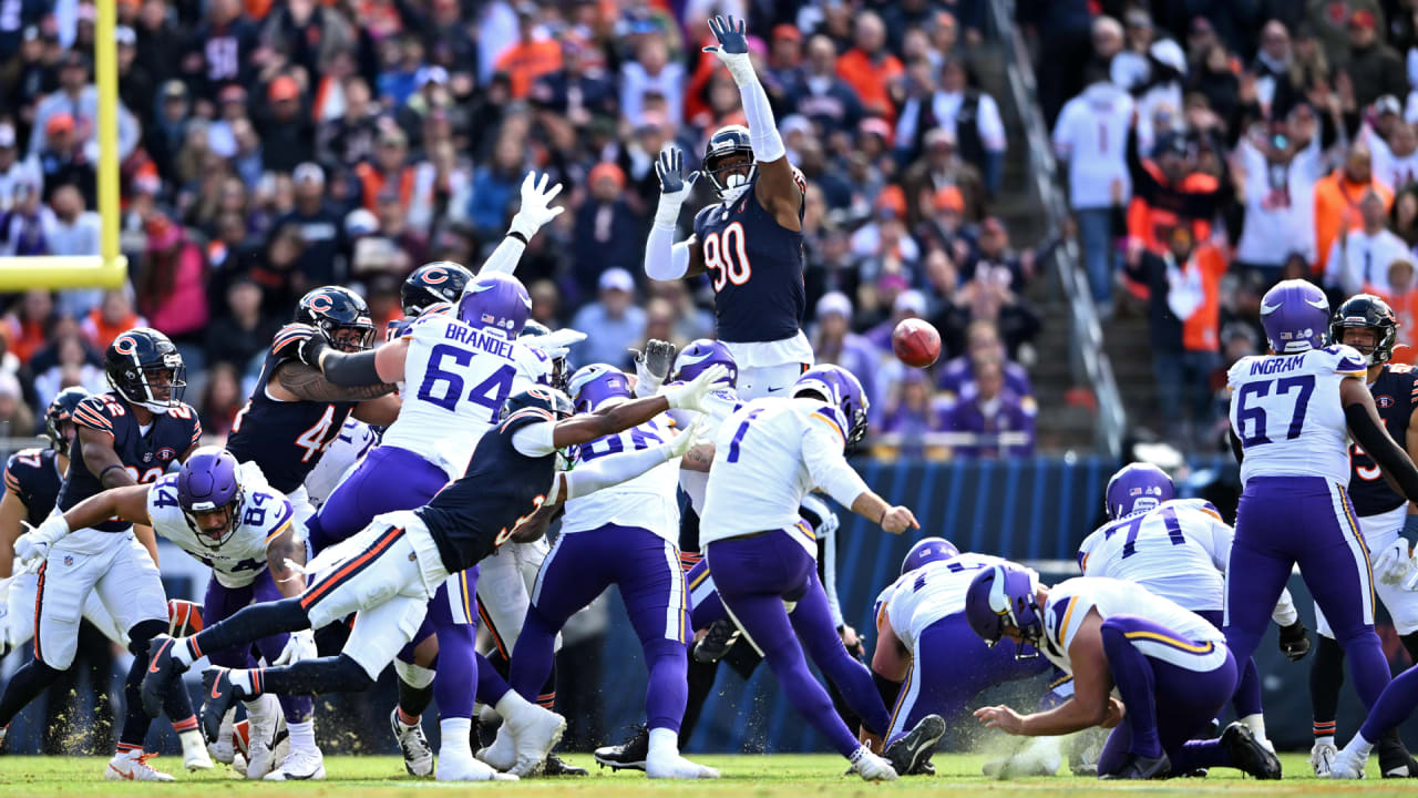 Rasheem Green fires off edge to block PAT