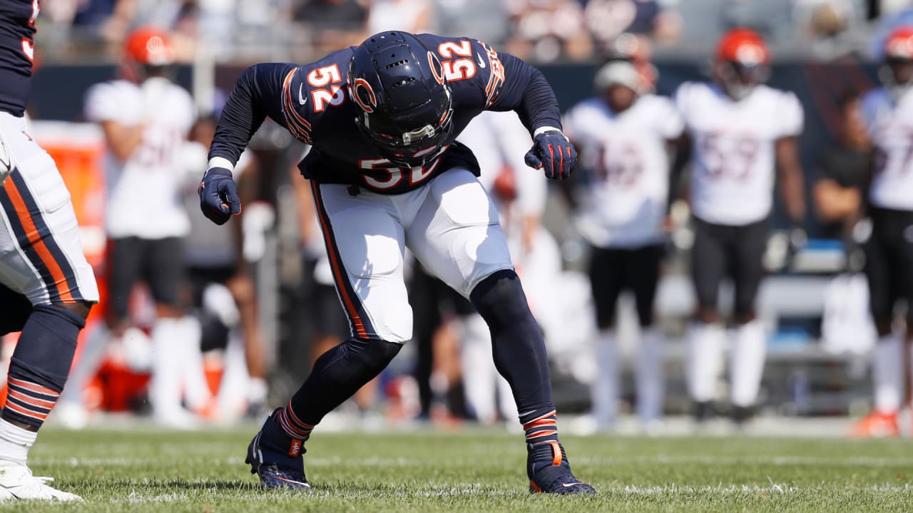 Mack attack! #52 gets to Burrow for first sack of season