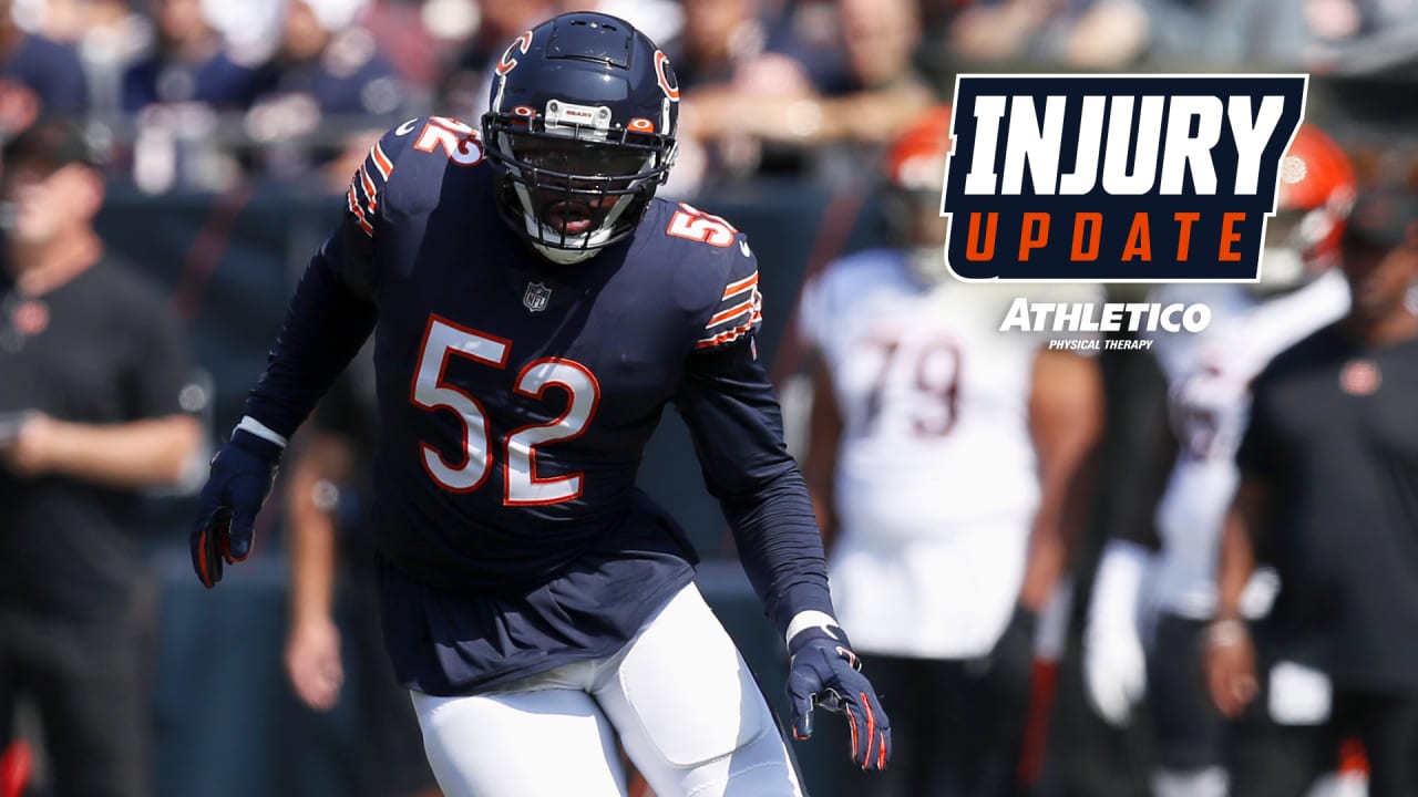Chicago Bears injury update: Khalil Mack, Eddie Jackson, David ...
