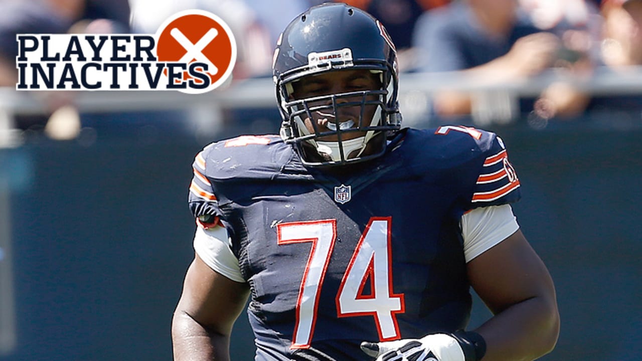 Player Inactives: Bears-Panthers