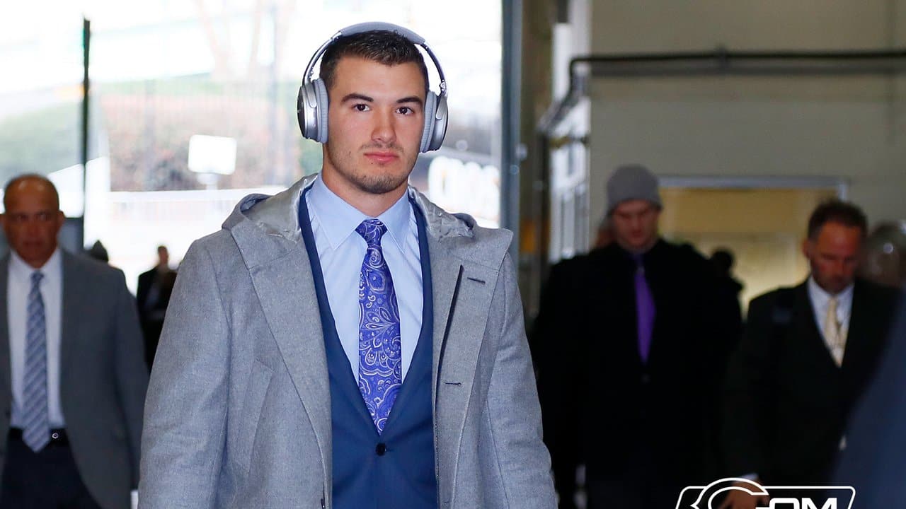 Trubisky on the runway
