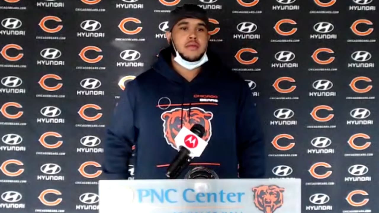Larry Borom press conference 01.06 | Chicago Bears
