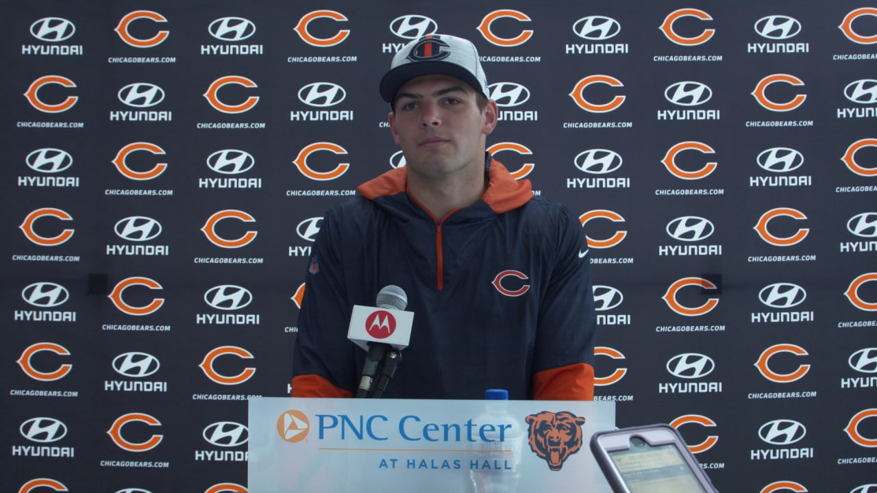 Cole Kmet Training Camp Press Conference | Chicago Bears