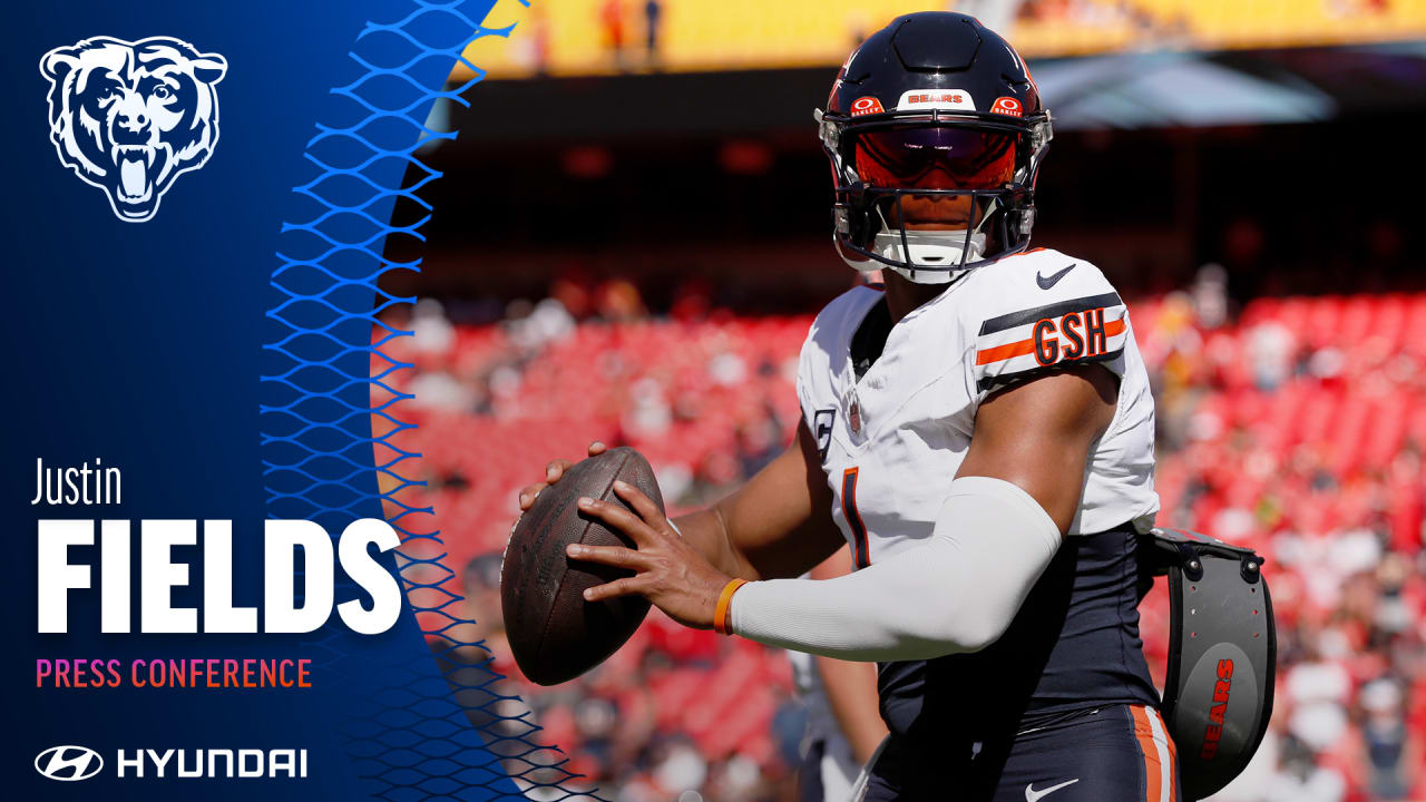 Justin Fields postgame media availability | Press Conference
