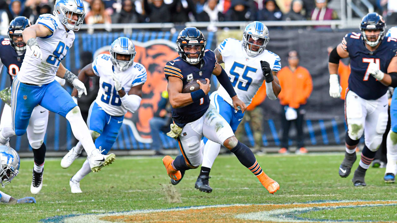 Justin Fields' best plays in 4-TD game