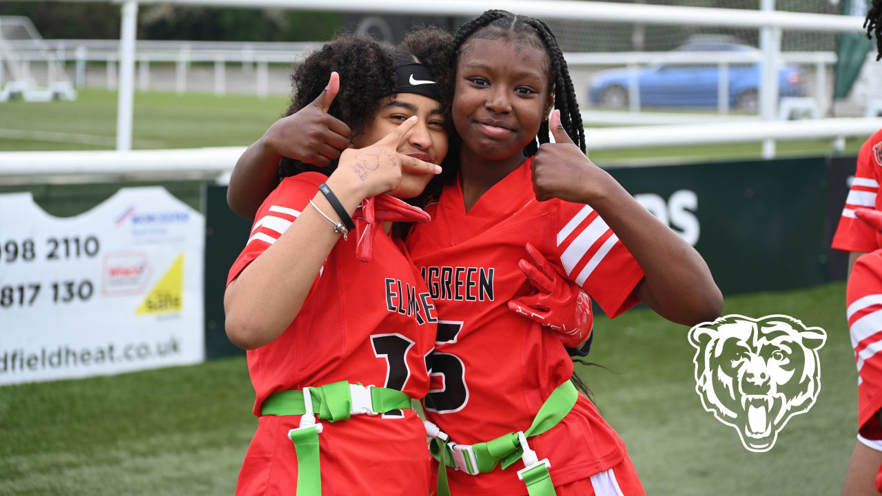 Bears' girls flag football league in United Kingdom: May 4