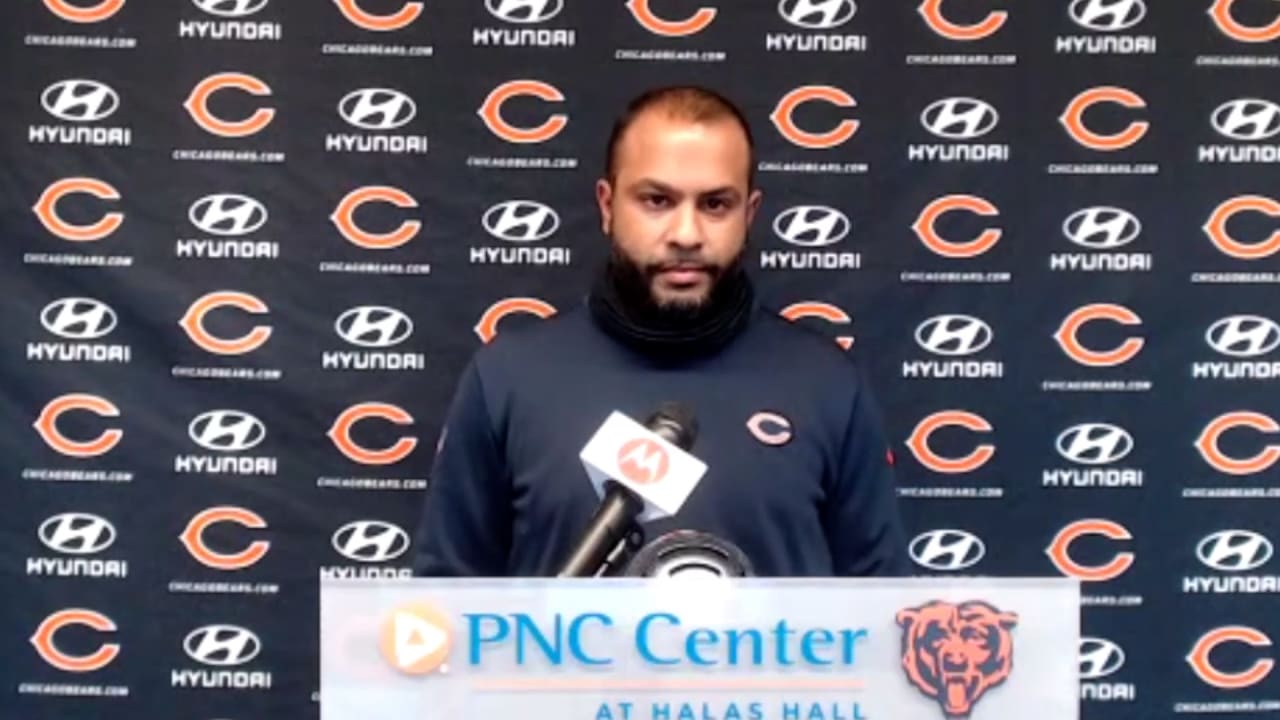 Sean Desai press conference 12.23 | Chicago Bears