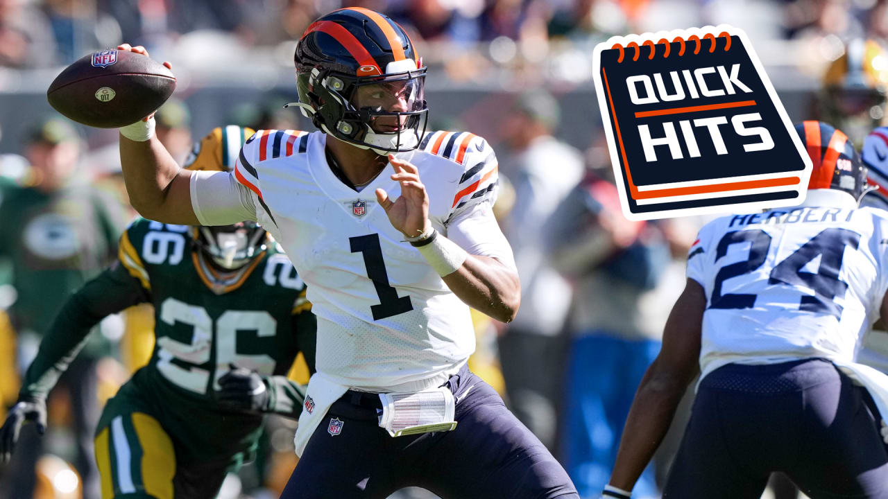 Justin Fields embracing underdog role vs. Packers, Thursday injury ...