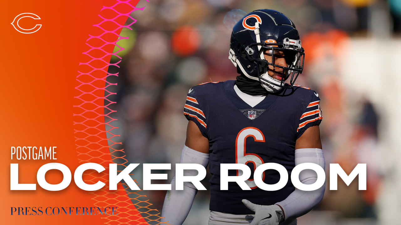 Bears postgame locker room following loss to Eagles | Press Conference