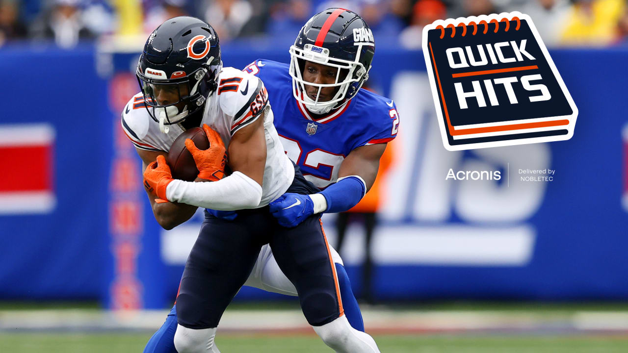 Bears held out of end zone in loss to Giants | Quick Hits