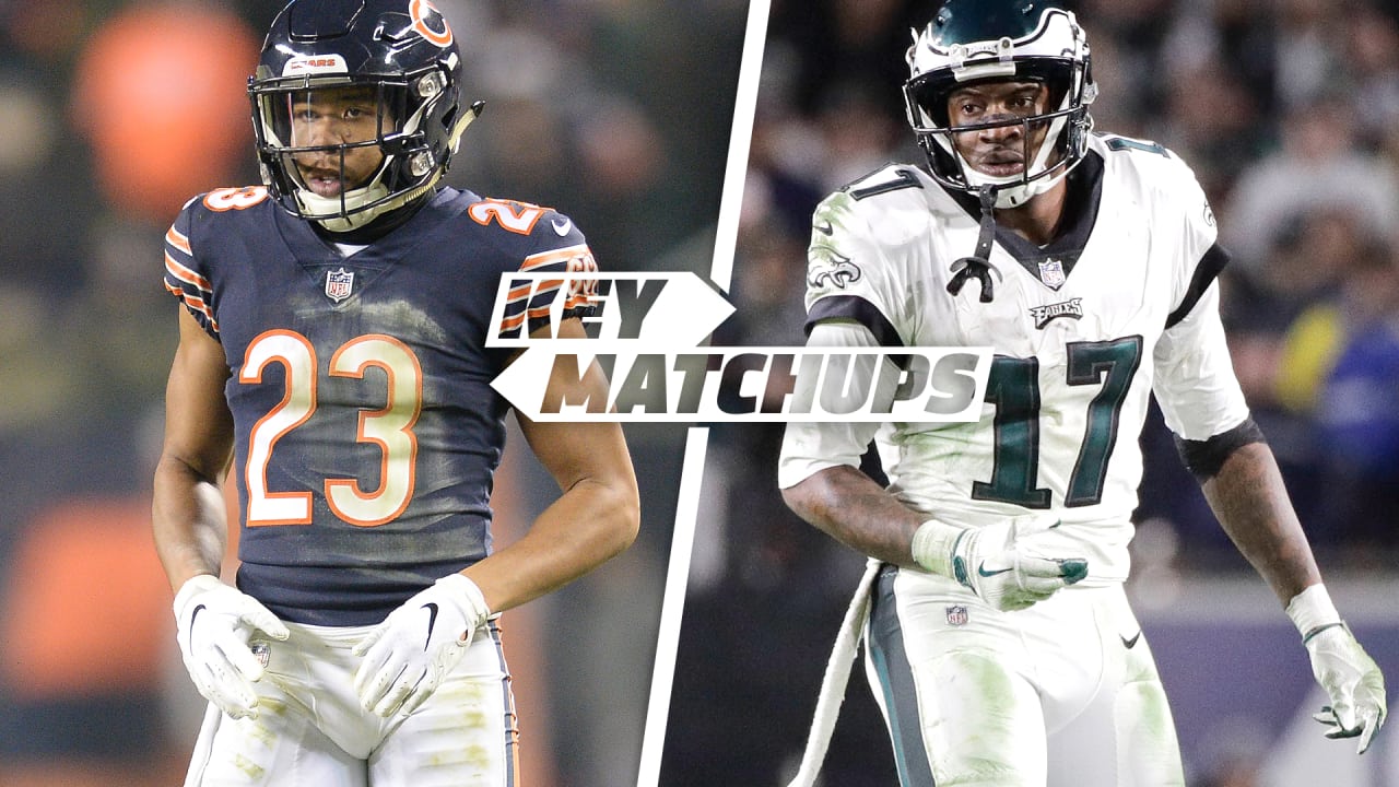 Key matchups in Bears-Eagles game