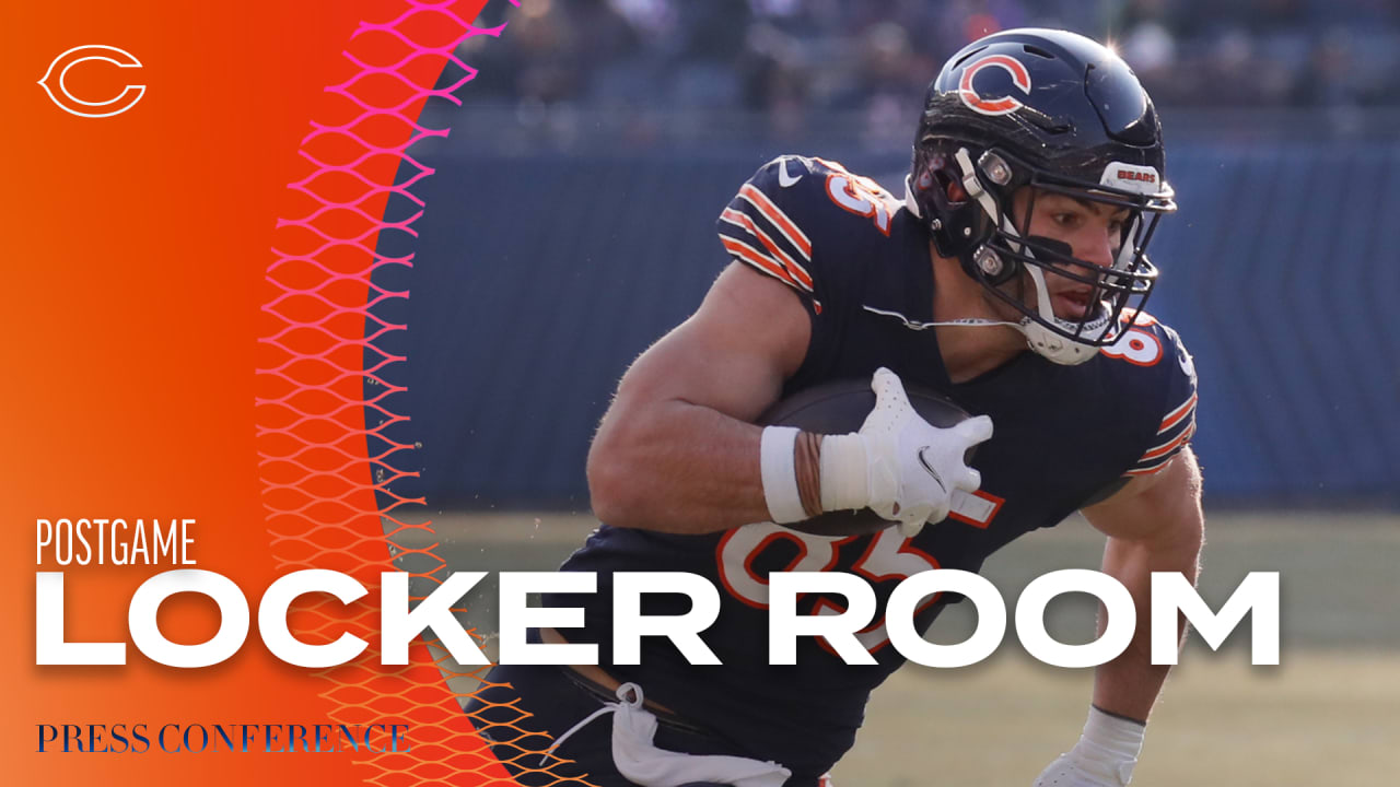 Bears postgame locker room following loss to Vikings | Press Conference